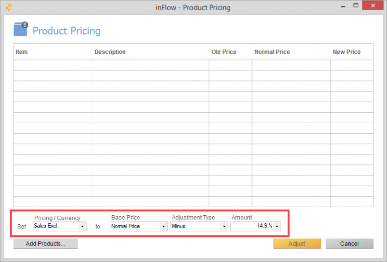 When you’re done, set up taxes to calculate: